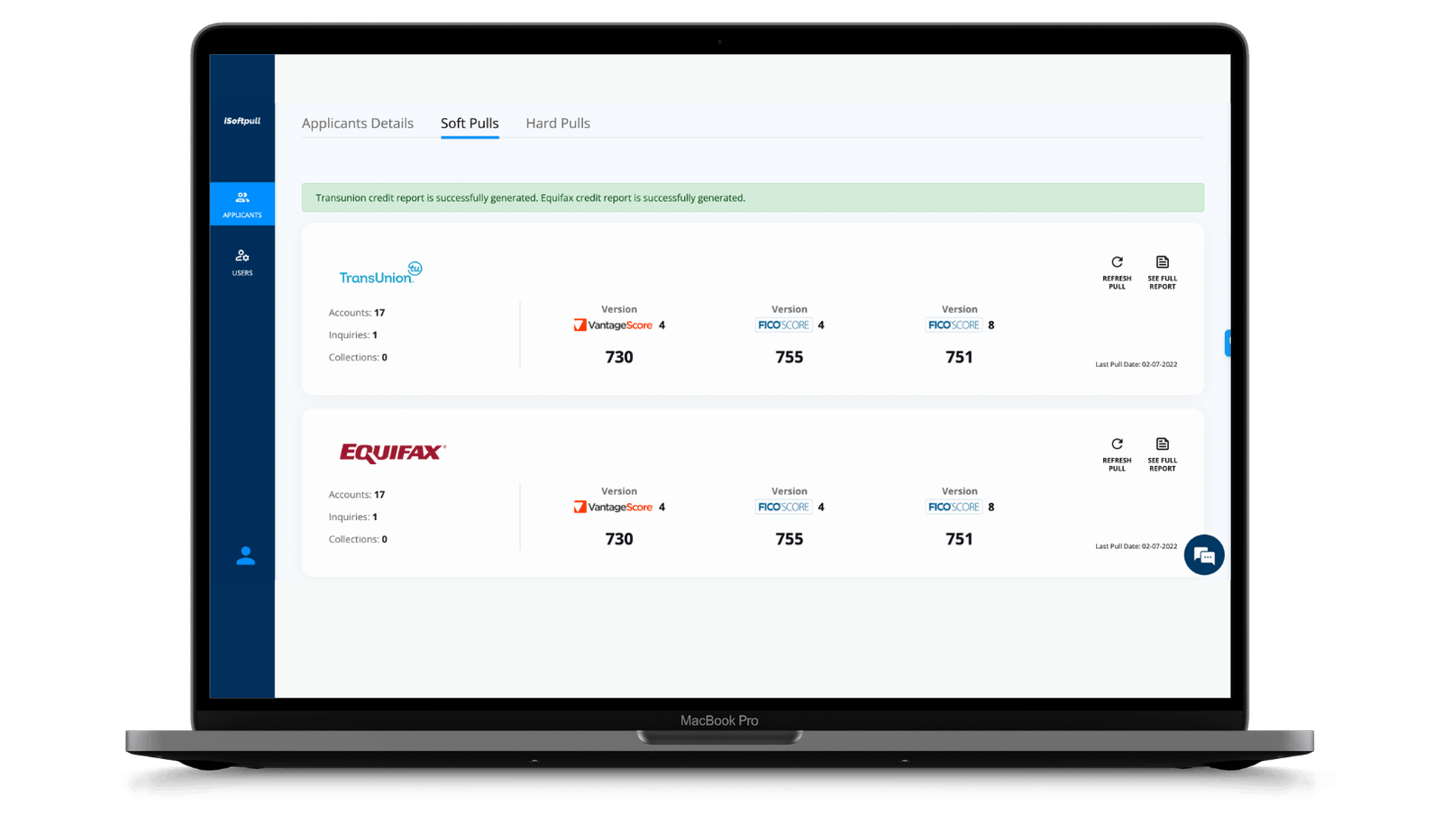Soft Pull Credit: Reports, Checks - iSoftpull